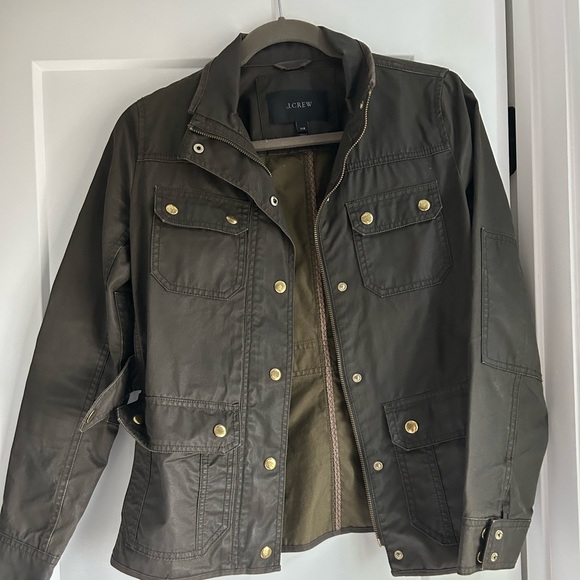 J. Crew | Jackets & Coats | Jcrew Dark Green Military Jacket Xxs | Poshmark